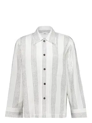 Commas Classic Kanta Cotton Overshirt - White