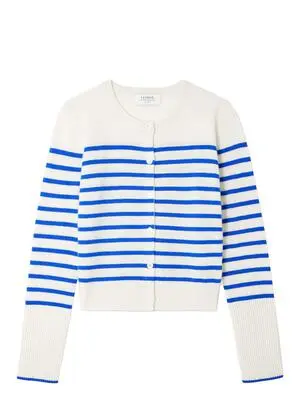 LA LIGNE Striped Cashmere Cardigan - Multi