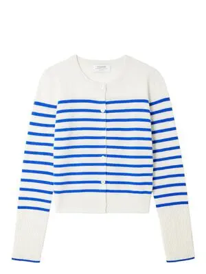 LA LIGNE Striped Cashmere Cardigan - Multi