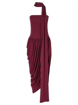 ESSE STUDIOS Solina Strapless Maxi Dress - Dark Purple