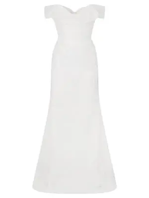 VIVIENNE WESTWOOD Nova Cora Lace And Satin Corset Gown - White