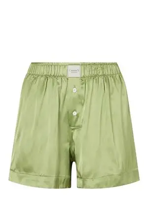 COMME SI Silk-Charmeuse Shorts