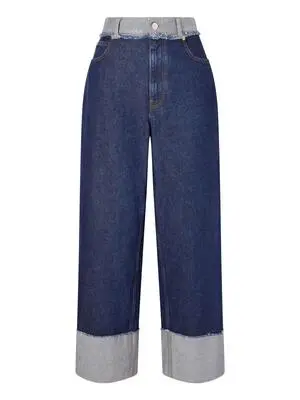 Marni High-rise Straight-leg Denim Jeans - Mid Denim