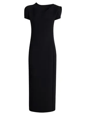 Khaite Iryl Open-back Dress - Black