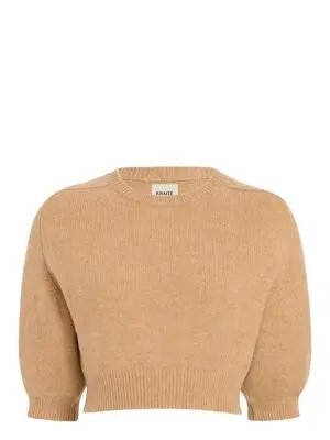 Khaite Lorelai Pullover Camel