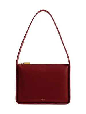 Khaite Lori Squared Evening Bag - Oxblood
