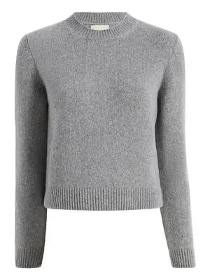 Khaite Leta Cashmere Sweater - Fog