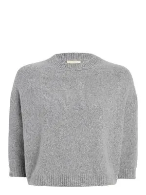 Khaite Sabina Cashmere Pullover Fog