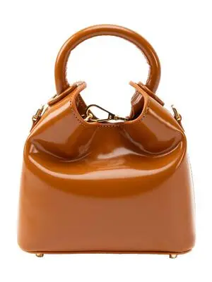 ELLEME Madeleine Patent Leather Caramel