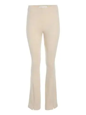RÙADH The Alva Virgin Wool-blend Ponte Pant - Ivory