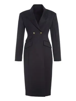RÙADH The Ophelia Wool Coat - Black
