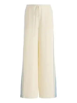 SIR. Lilou Drawstring Wide Leg Pants - Blue