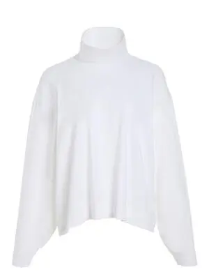 RÙADH The Honne Cotton Turtleneck White