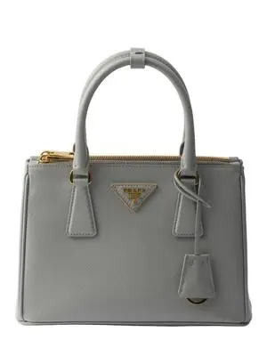Prada Galleria Small Saffiano Leather Bag - Cloudy Gray