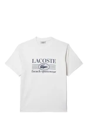 Lacoste French Sportswear Graphic Tee - White