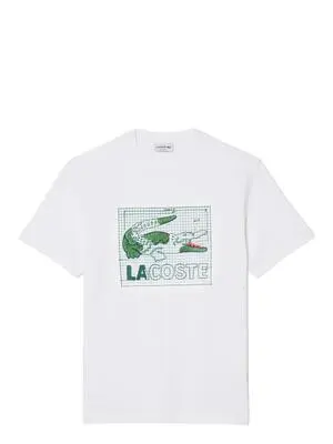 Lacoste Sketch Graphic Tee - White