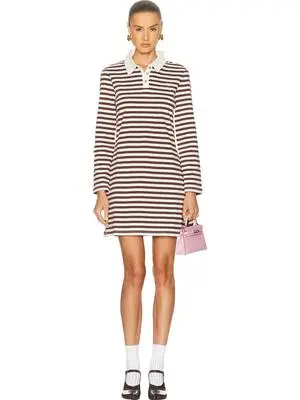 Sandy Liang Toto Dress - Brown Multi