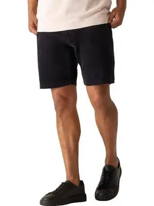 DEKE Cloud Corduroy Bermuda Shorts - Black
