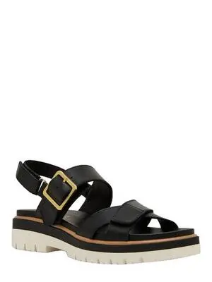 Blondo Beau Waterproof Sandals Black Leather