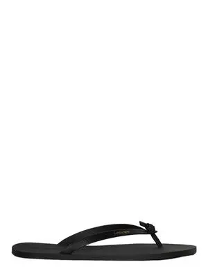 Saint Laurent Pool Flip Flop Sandals - Black