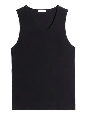 LEMAIRE Rib Tank Top Sage - Black