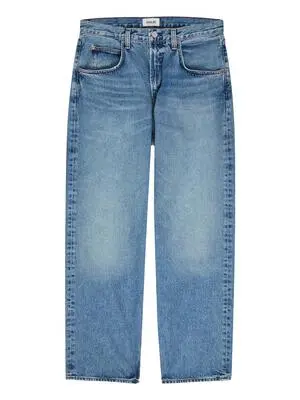 AGOLDE Fusion Relaxed Barrel-leg Jeans - Light Blue