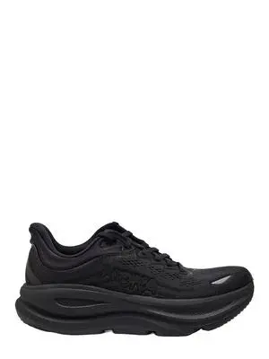 HOKA Bondi 9 Mesh-knit Sneakers - Black