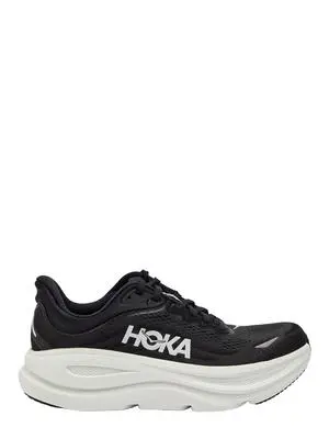 HOKA Bondi 9 Mesh-knit Sneakers - Black