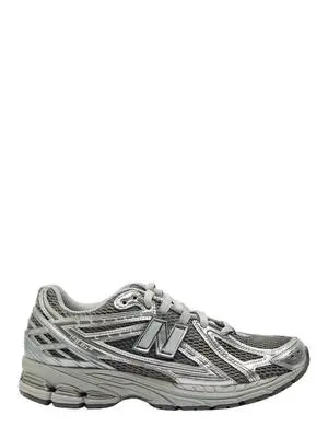 NEW BALANCE 1906r Panelled Metallic Mesh Sneakers - Grey