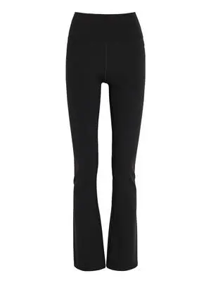 Vuori All The Feels Slim Flared-leg Stretch-jersey Leggings - Black