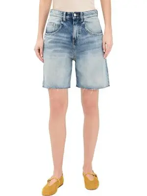 ICON DENIM LA Lea Denim Shorts - Id8817 Smoke Blue