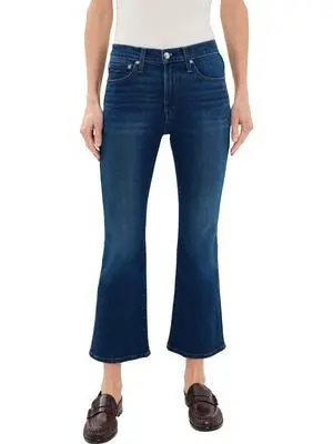 Madewell The Short Stretch Flare Crop Jeans - Osgoode Wash