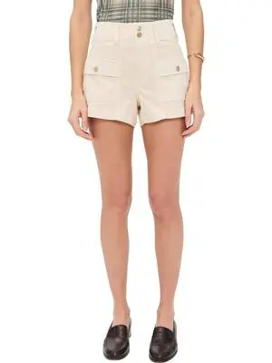 Paige Olivia Cargo Shorts - Quartz Sand