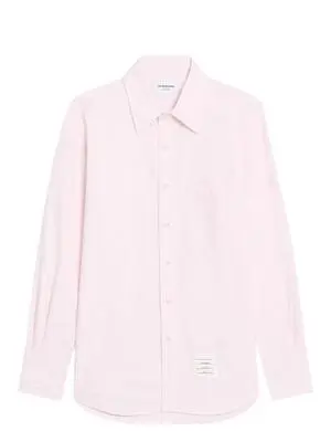 Thom Browne Cotton Oxford Shirt - Baby Pink