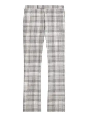 THOM BROWNE Checked Wool-Tweed Pants