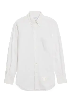 Thom Browne Cotton Oxford Shirt - White