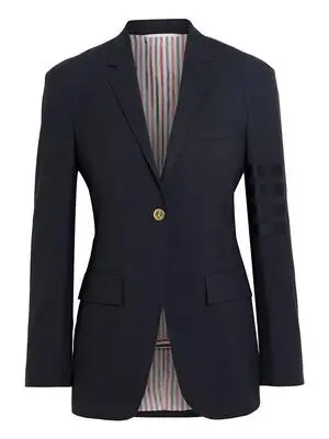 Thom Browne Striped Wool Blazer - Midnight Blue