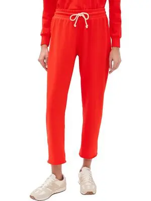 PERFECTWHITETEE Jamaica Beach Fleece Sweatpants - Tomato