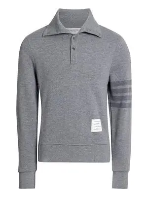 Thom Browne Striped Wool Sweater - Gray