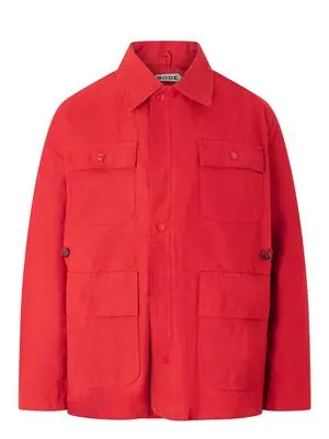 BODE Hunting Waxed-cotton Jacket - Red