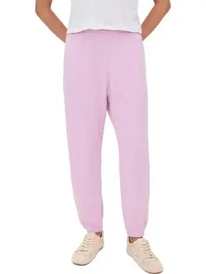 PERFECTWHITETEE Johnny French Terry Easy Sweatpants - Sugar Pink