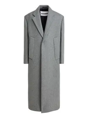 JIL SANDER Wool-felt Coat - Gray