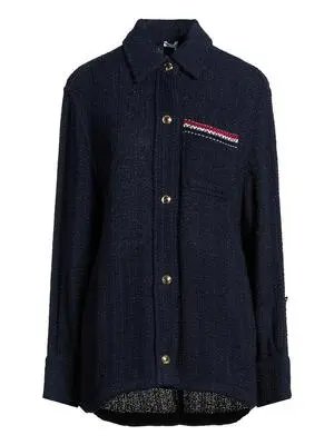 Thom Browne Cotton-blend Tweed Jacket - Navy