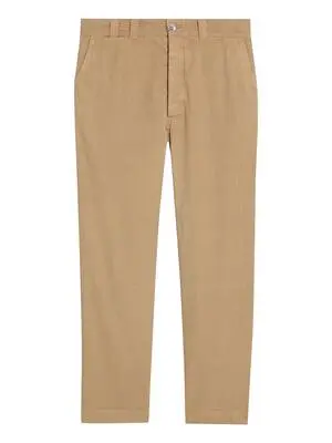 THE ELDER STATESMAN Silvano Cottontwill Pants - Camel