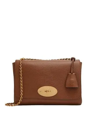 Mulberry Lily Medium Grained Leather Shoulder Bag - Tan