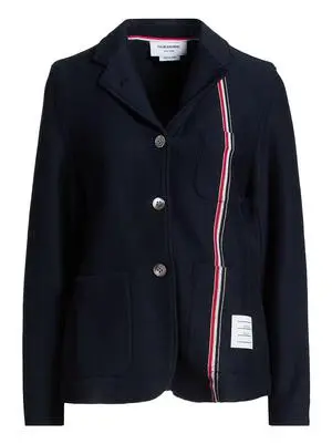 Thom Browne Striped Cotton Blazer - Navy