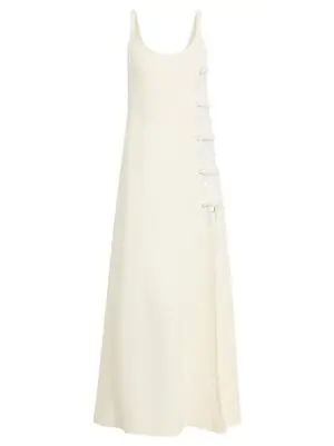 Giambattista Valli Bow-detailed Crepe Gown - Cream