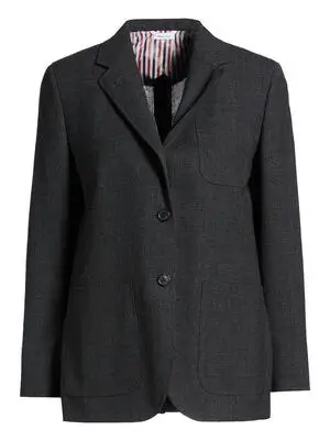 Thom Browne Wool Blazer - Dark Gray