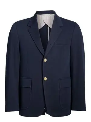 Thom Browne Cottontwill Blazer - Navy