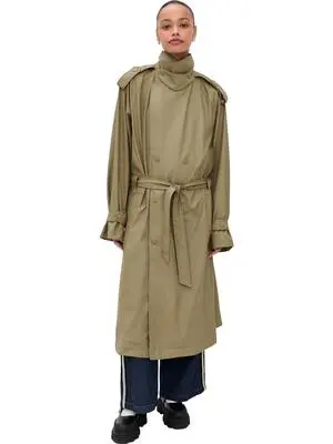 Rains Trench Coat With Belt - Fawn